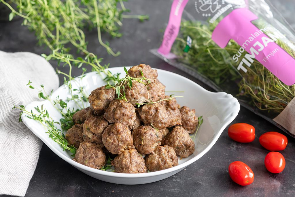 Timjami-jauhelihapyörykät | Hellapoliisi